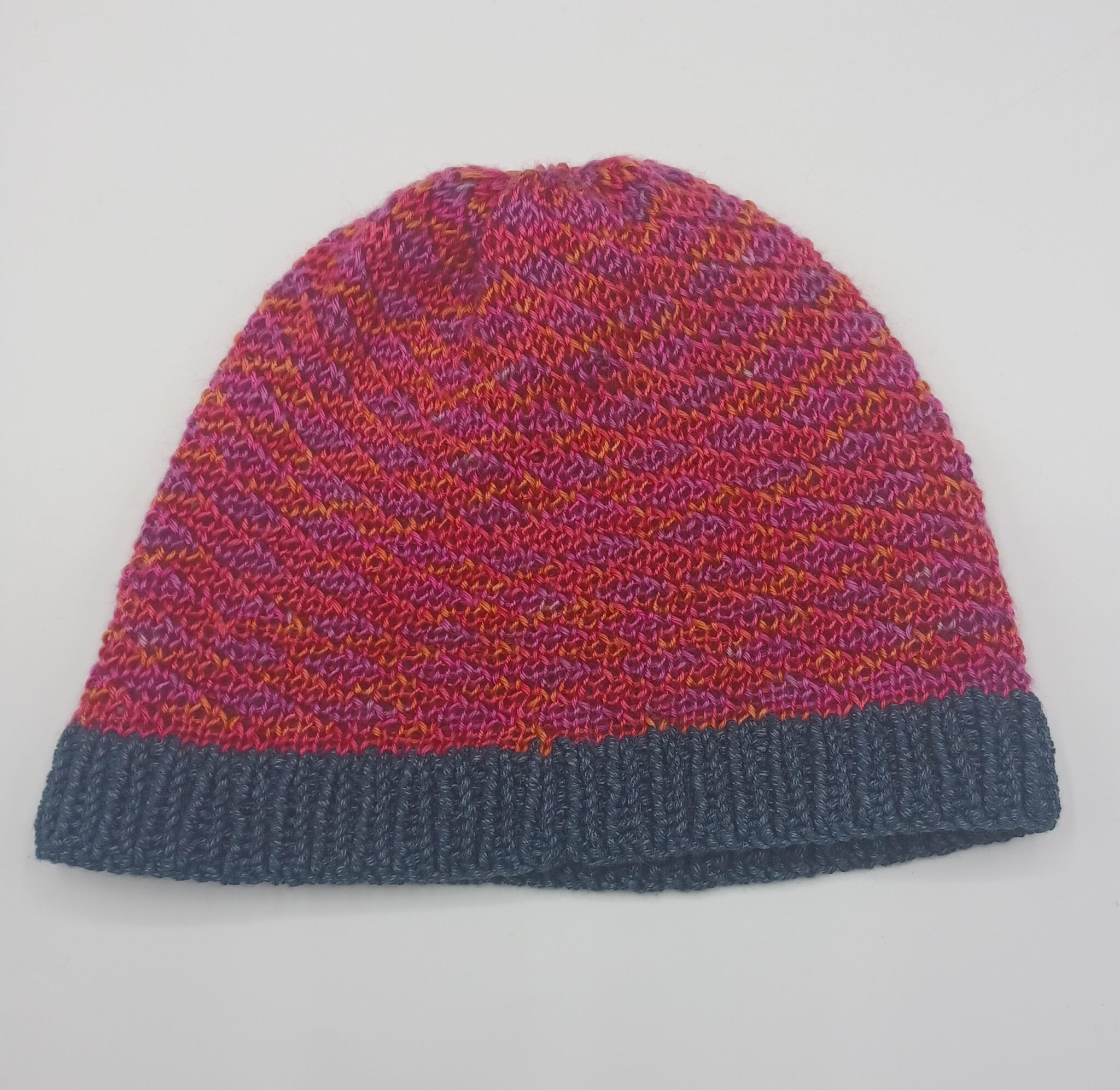 Slip Stitch Beanie Hat - VeganYarn.co.uk